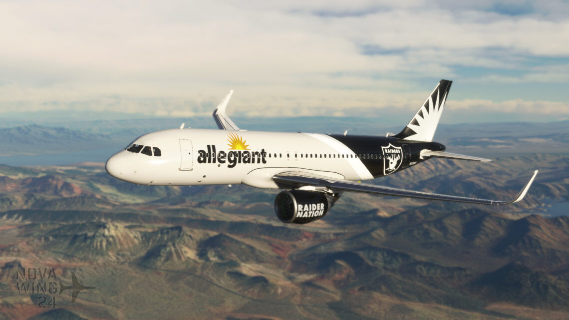 Allegiant Airlines “Raider Nation” Airbus A320Neo (FBW Edition ...