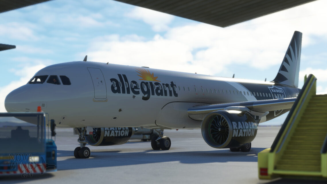 Allegiant Airlines “Raider Nation” Airbus A320Neo (FBW Edition ...