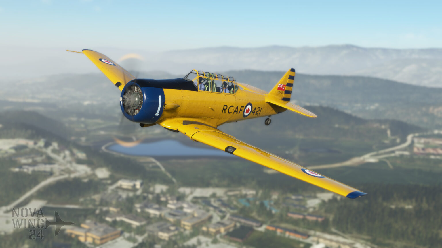 North American Aviation T-6 Texan / Harvard RCAF Goldilocks Display ...