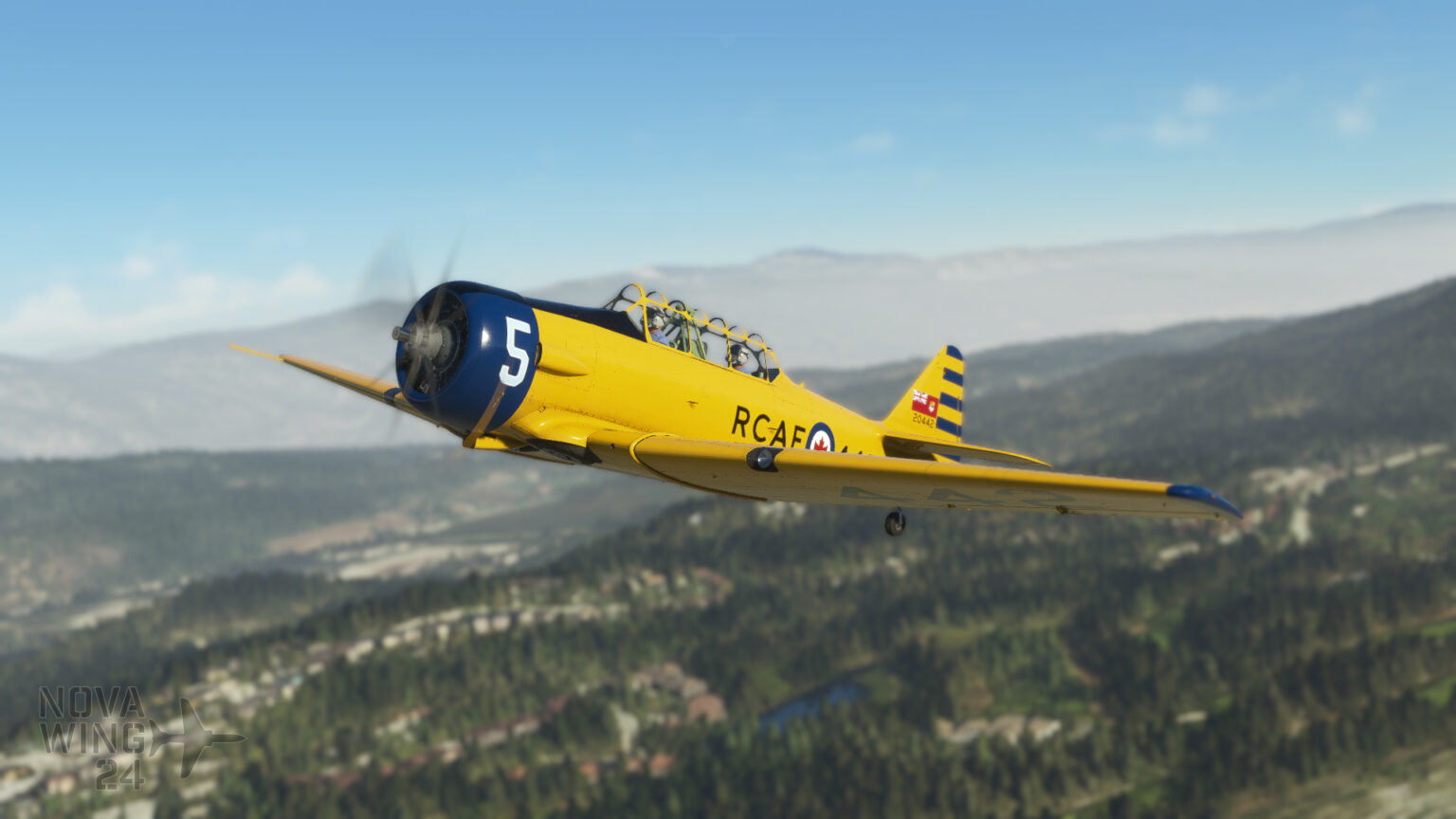 North American Aviation T-6 Texan / Harvard RCAF Goldilocks Display ...