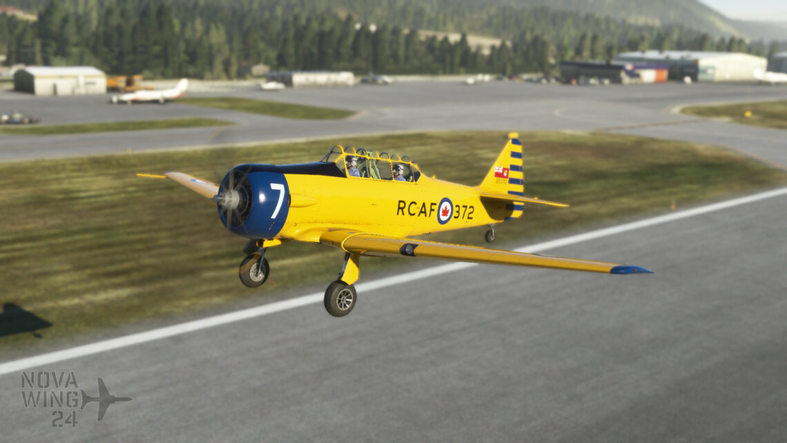 North American Aviation T-6 Texan / Harvard RCAF Goldilocks Display ...