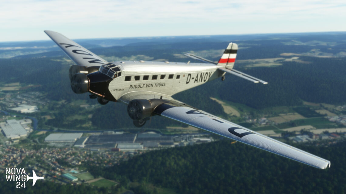 Junkers Ju52 – Airliner Livery Pack 3 – Novawing24